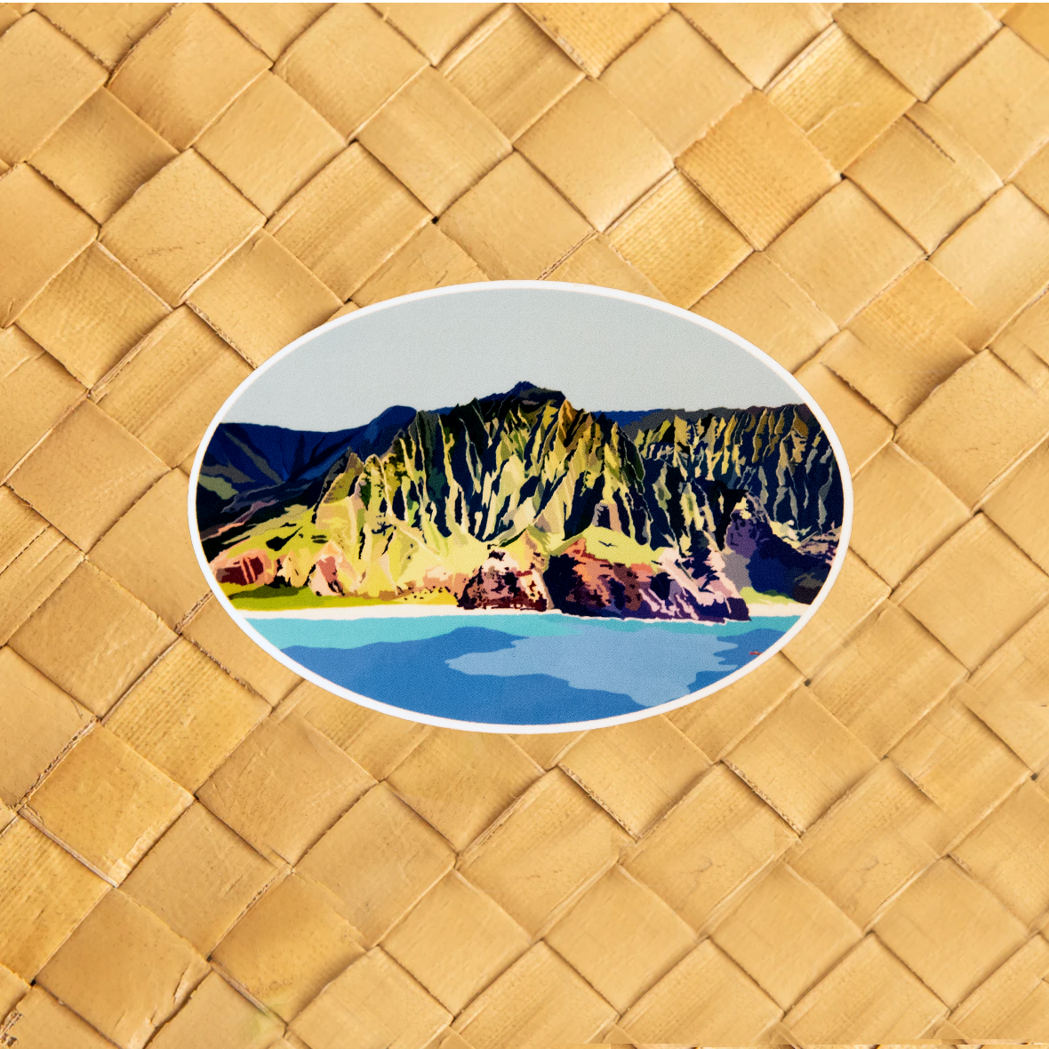 Nā Pali Coast Sticker – Misha Hawaii Home
