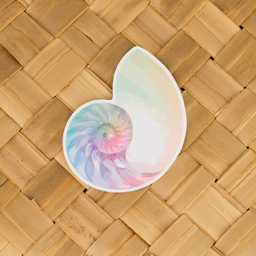 Nautilus Sticker – Misha Hawaii Home